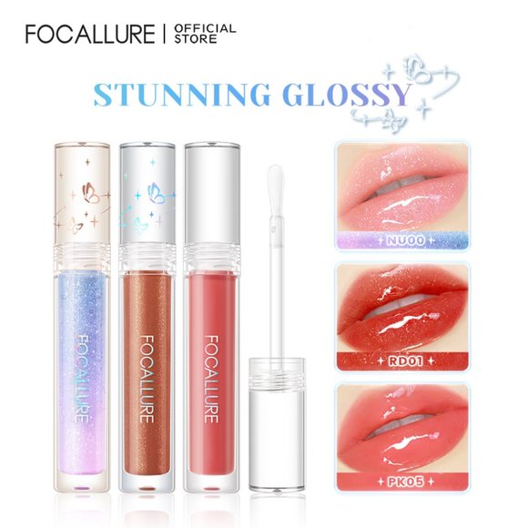 Focallure | Makeup | Focallure Bs3 Watery Glow Lip Gloss | Poshmark